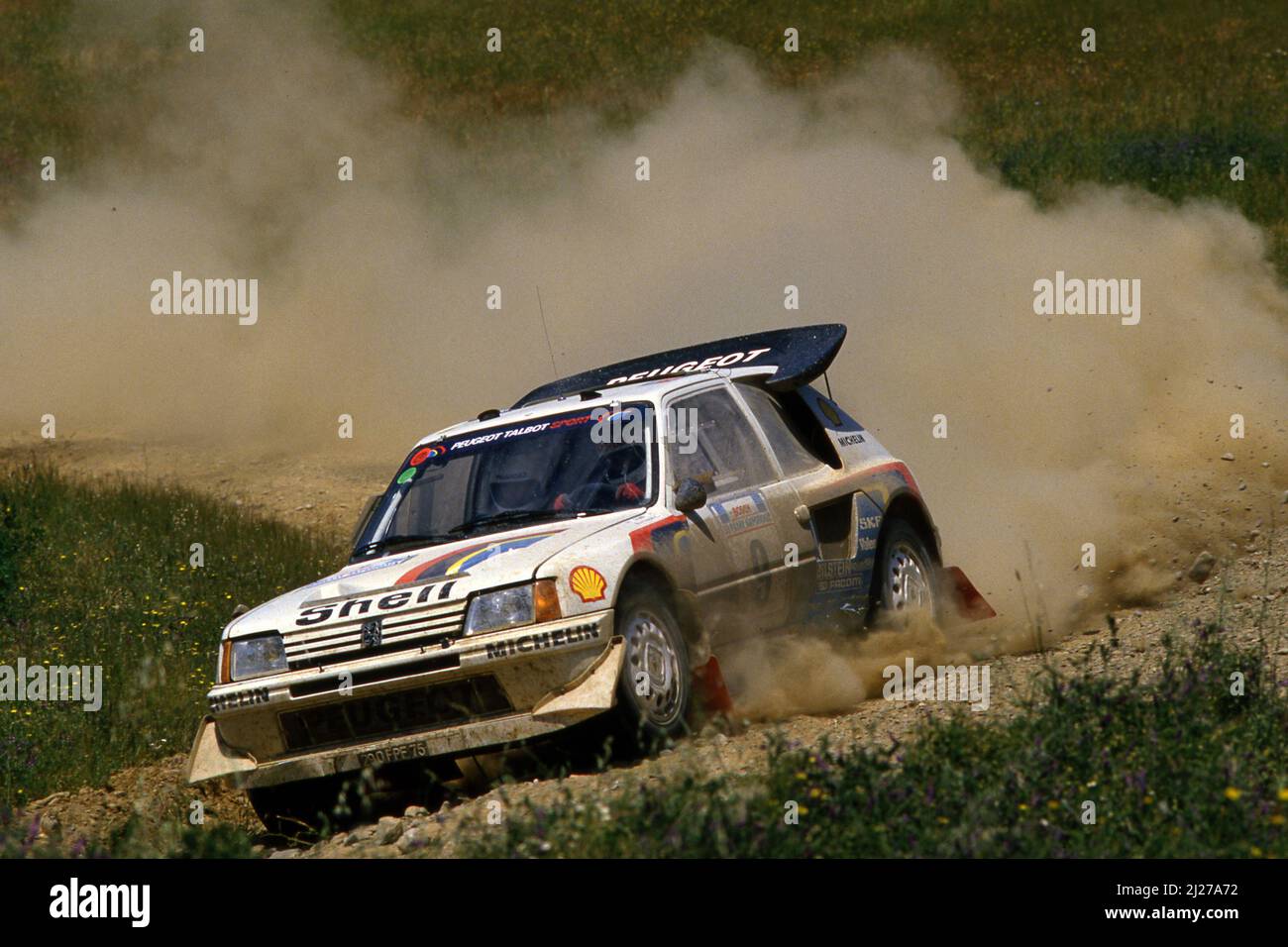Bruno Saby (FRA) Jean Francois Fauchille (FRA) Peugeot 205 T16 E2 GrB ...