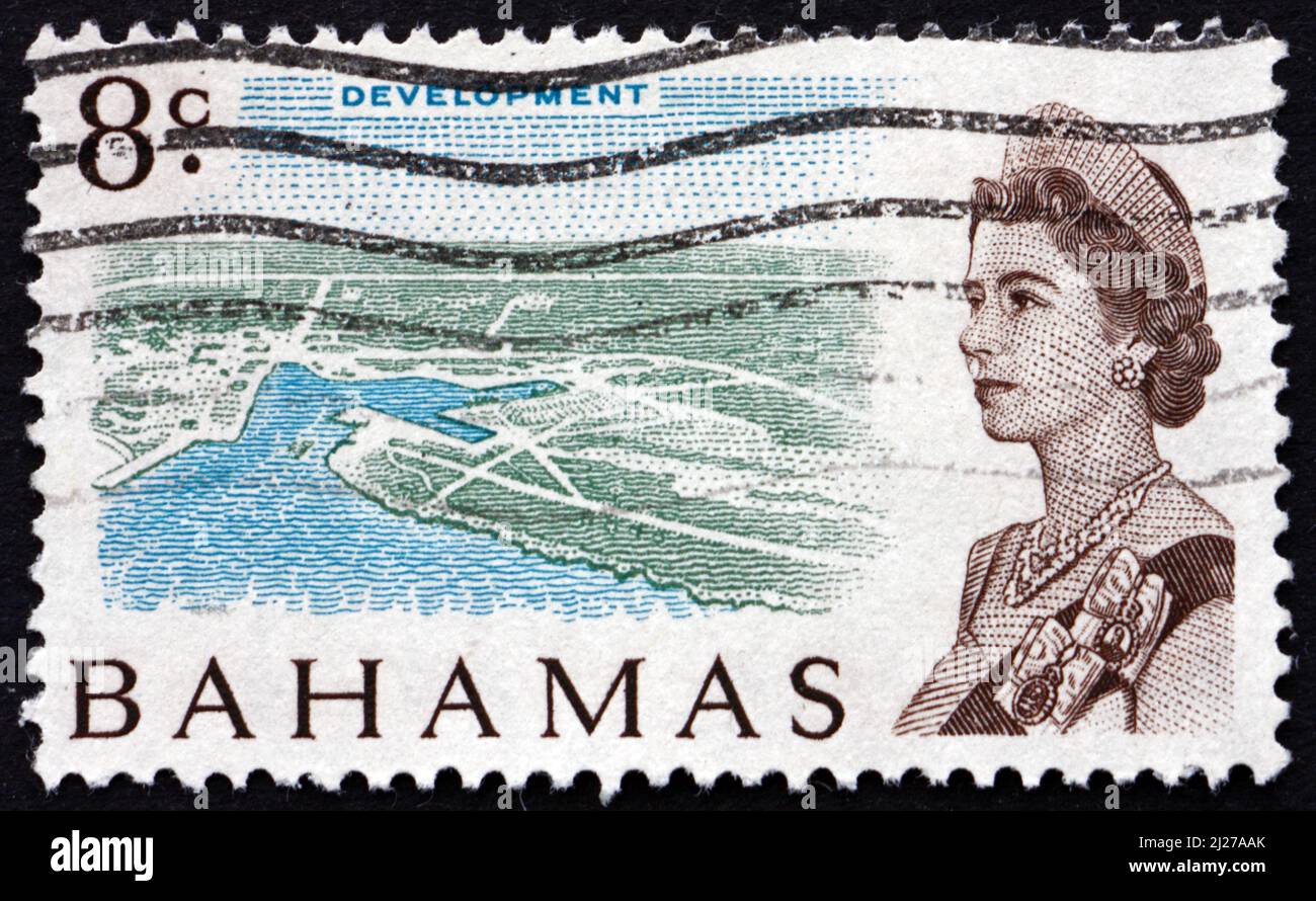 Bahamas postage stamp hi-res stock photography and images - Alamy