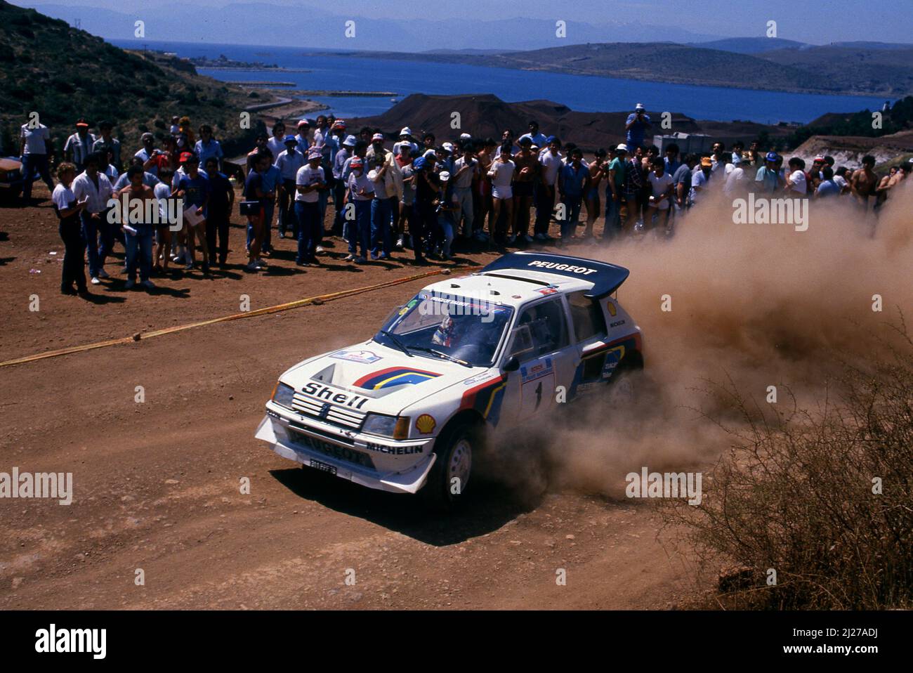 Timo Salonen (FIN) Seppo Harjanne (FIN) Peugeot 205 T16 E2 GrB Peugeot ...