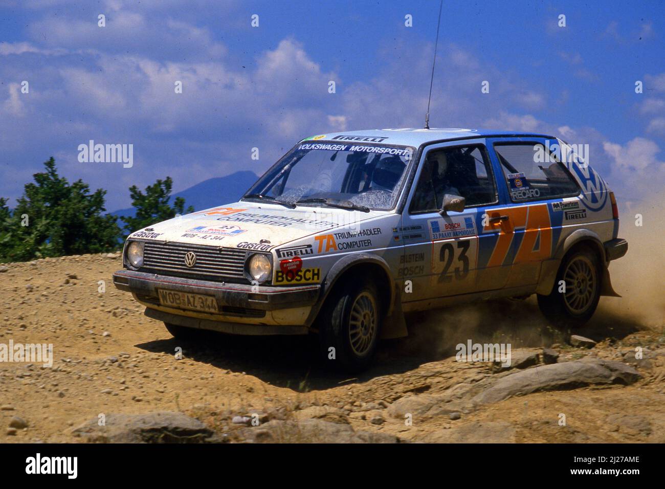 Kenneth Eriksson (SWE) Peter Diekmann (GER) Volkswagen Golf Gti GrA ...