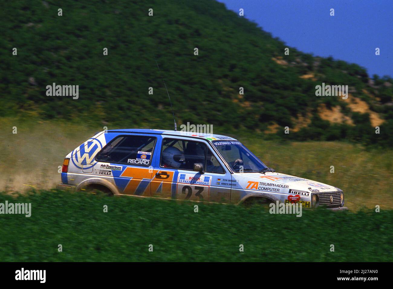 Kenneth Eriksson (SWE) Peter Diekmann (GER) Volkswagen Golf Gti GrA ...