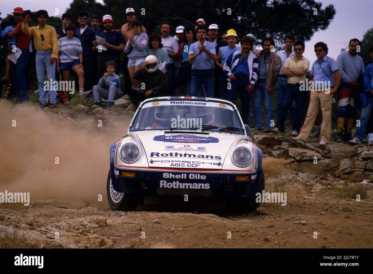 Saeed Al Hajri (QAT) John Spiller (GBR) Porsche 911SC RS GrB Rothmans ...
