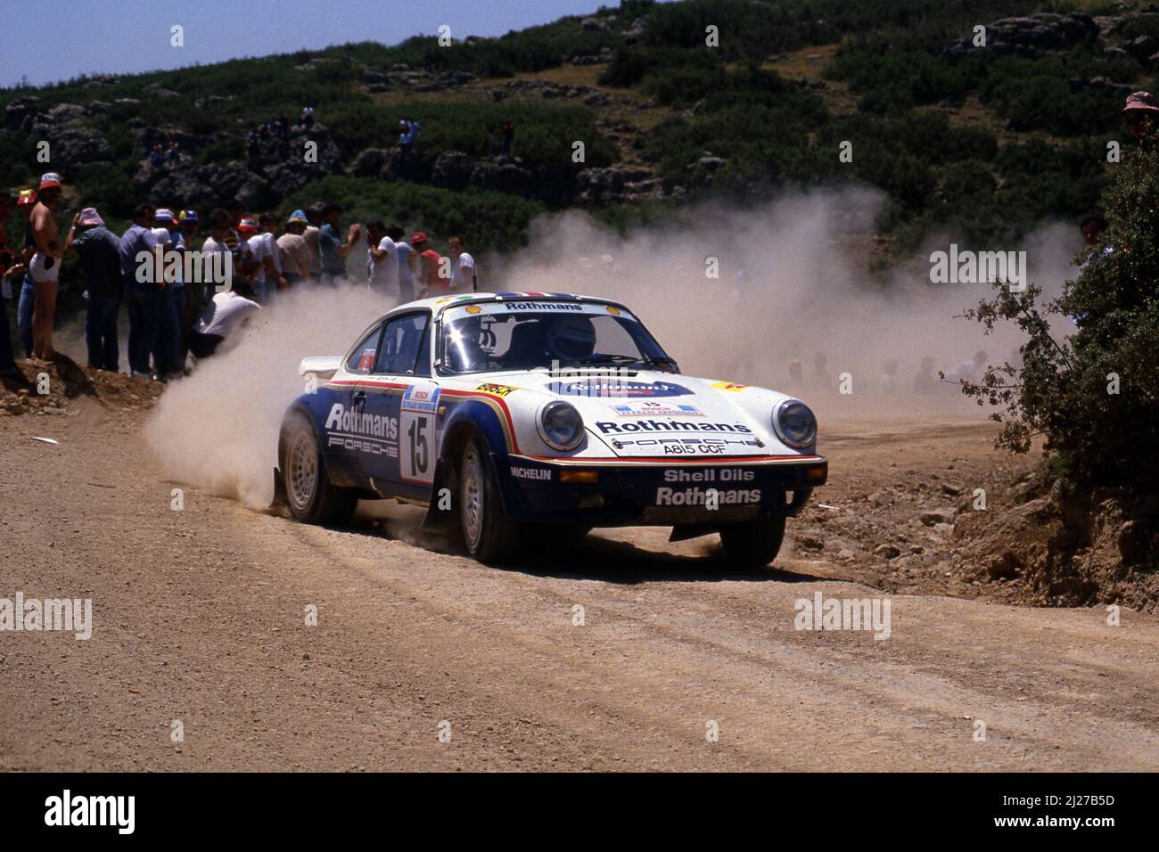 Saeed Al Hajri (QAT) John Spiller (GBR) Porsche 911SC RS GrB Rothmans ...