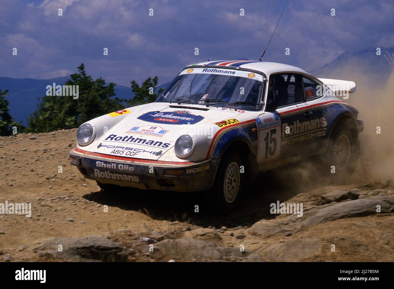 Saeed Al Hajri (QAT) John Spiller (GBR) Porsche 911SC RS GrB Rothmans ...