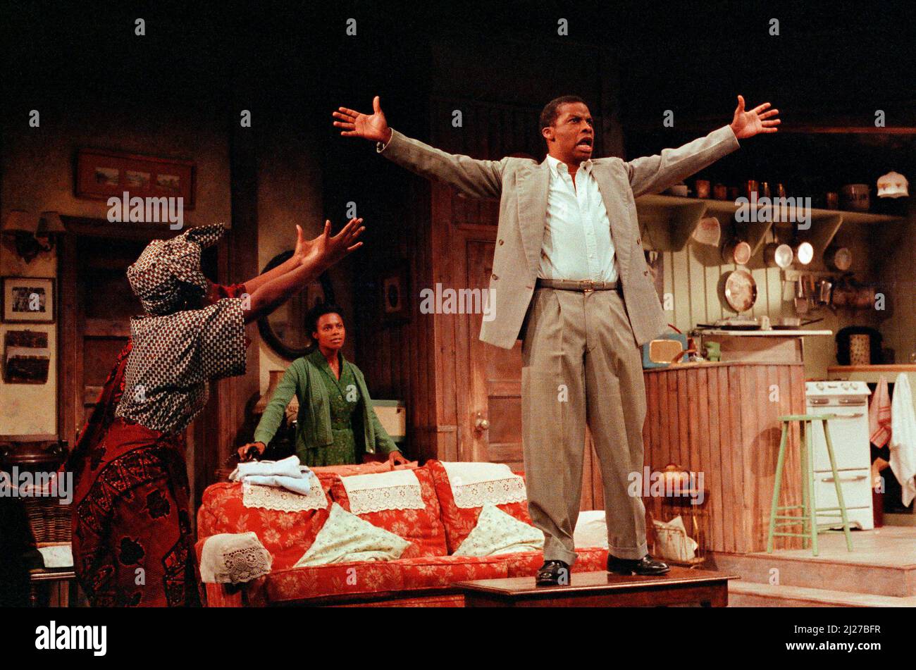 l-r: Marcia Myrie (Beneatha Younger), Valerie Buchanan (Ruth Younger ...