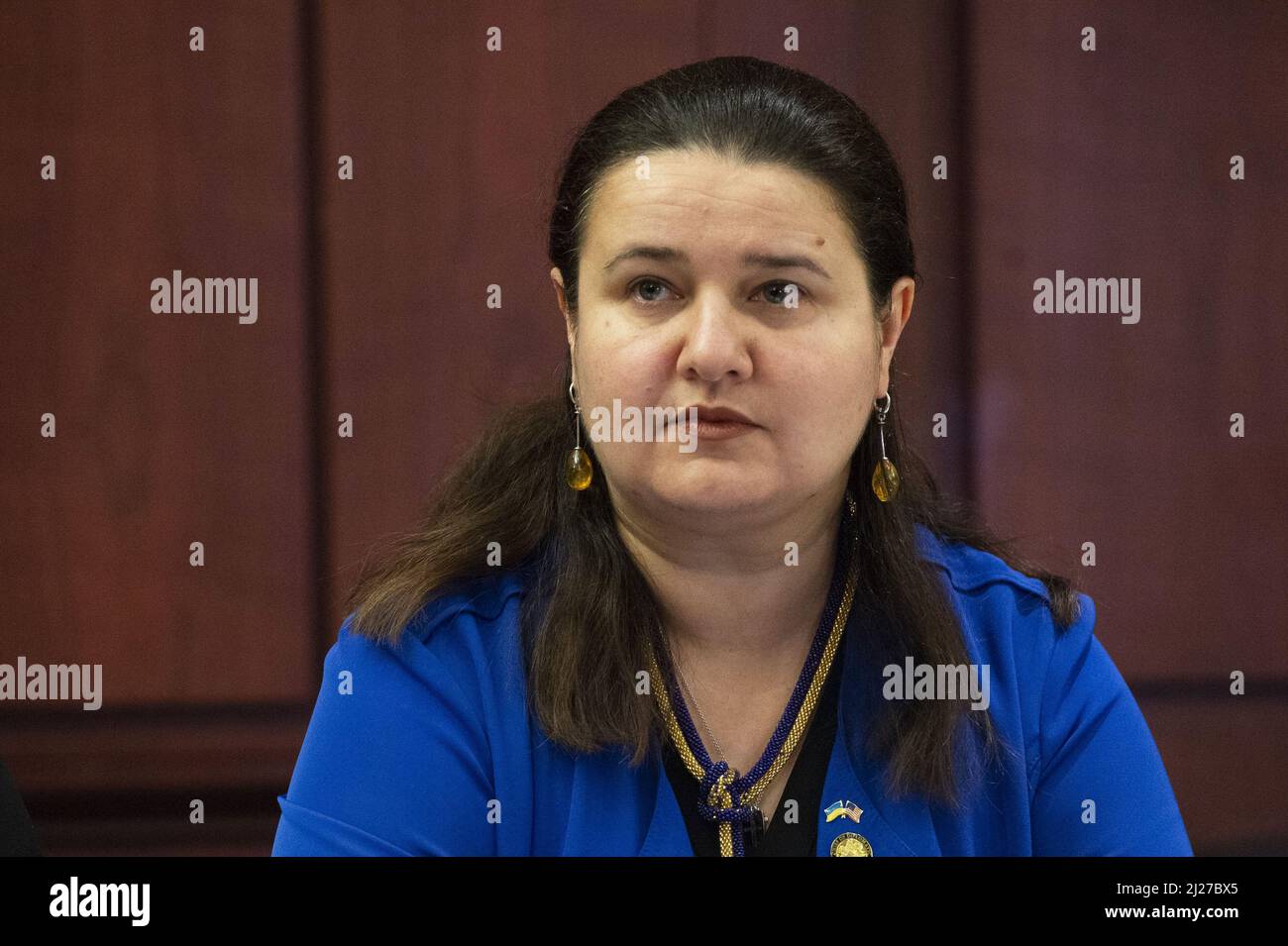 Ukrainian ambassador oksana markarova hi-res stock photography and ...