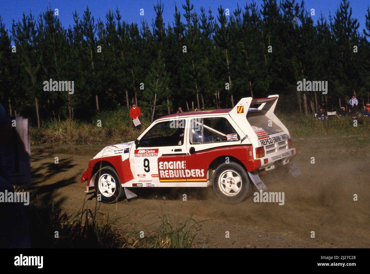 Tony Teesdale (NZ) Greg Horne (NZ) Austin Rover MG Metro 6R4 GrB ...