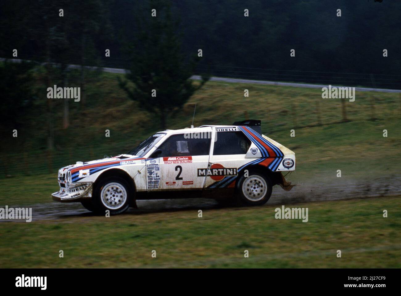 Markku Alen (FIN) Ilkka Kivimaki (FIN) Lancia Delta S4 GrB Martini ...