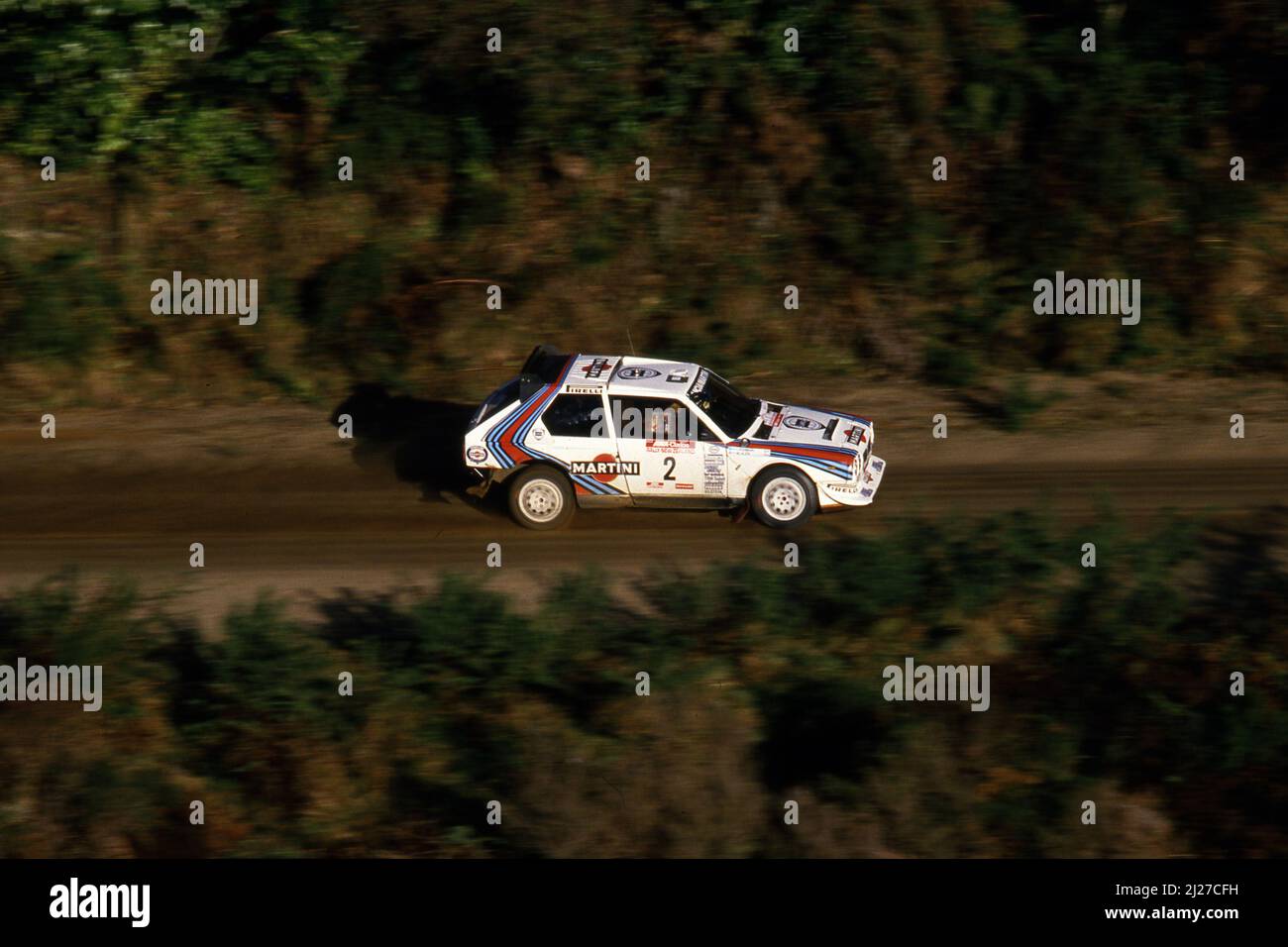 Markku Alen (FIN) Ilkka Kivimaki (FIN) Lancia Delta S4 GrB Martini ...