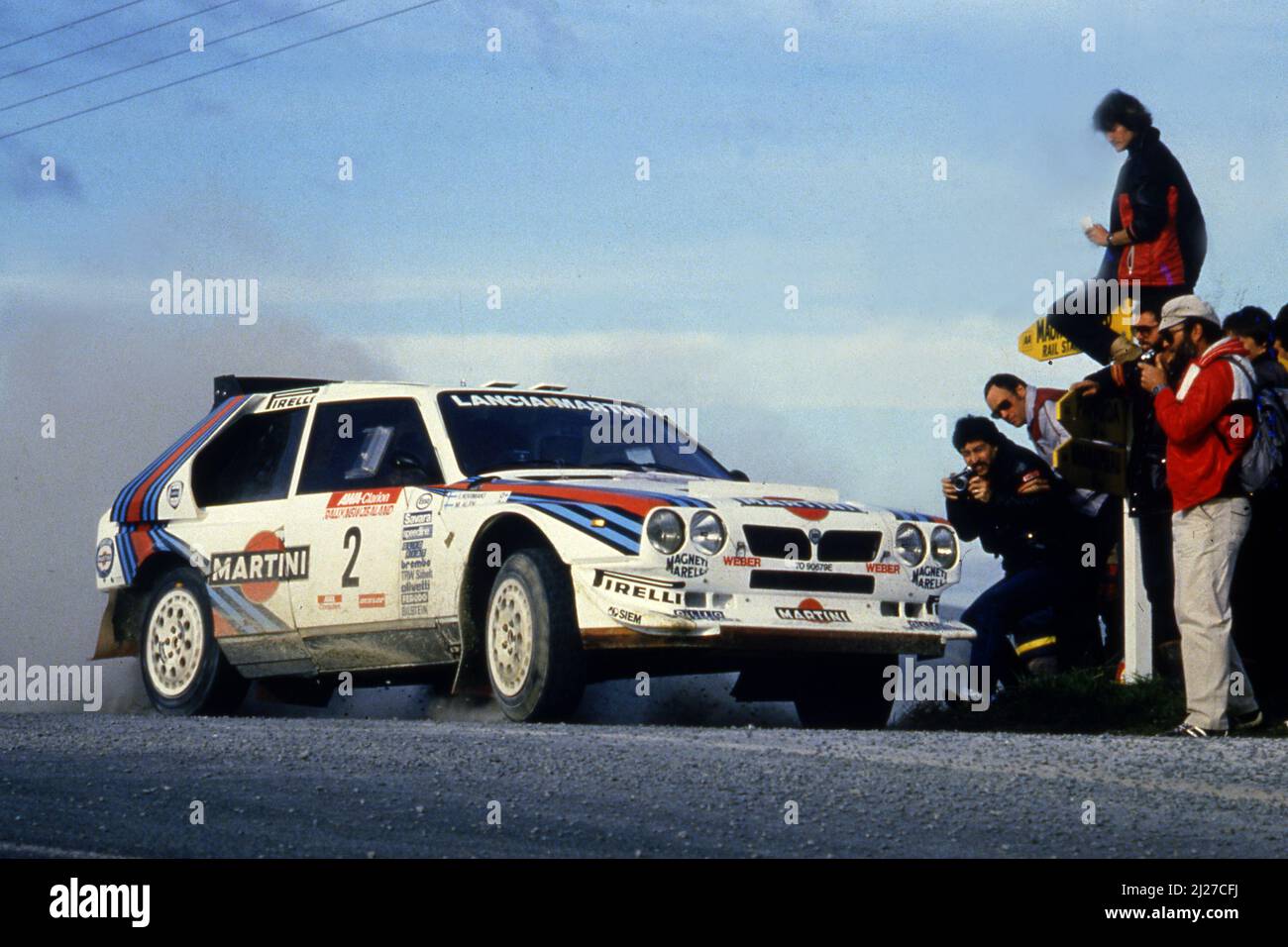 Markku Alen (FIN) Ilkka Kivimaki (FIN) Lancia Delta S4 GrB Martini ...