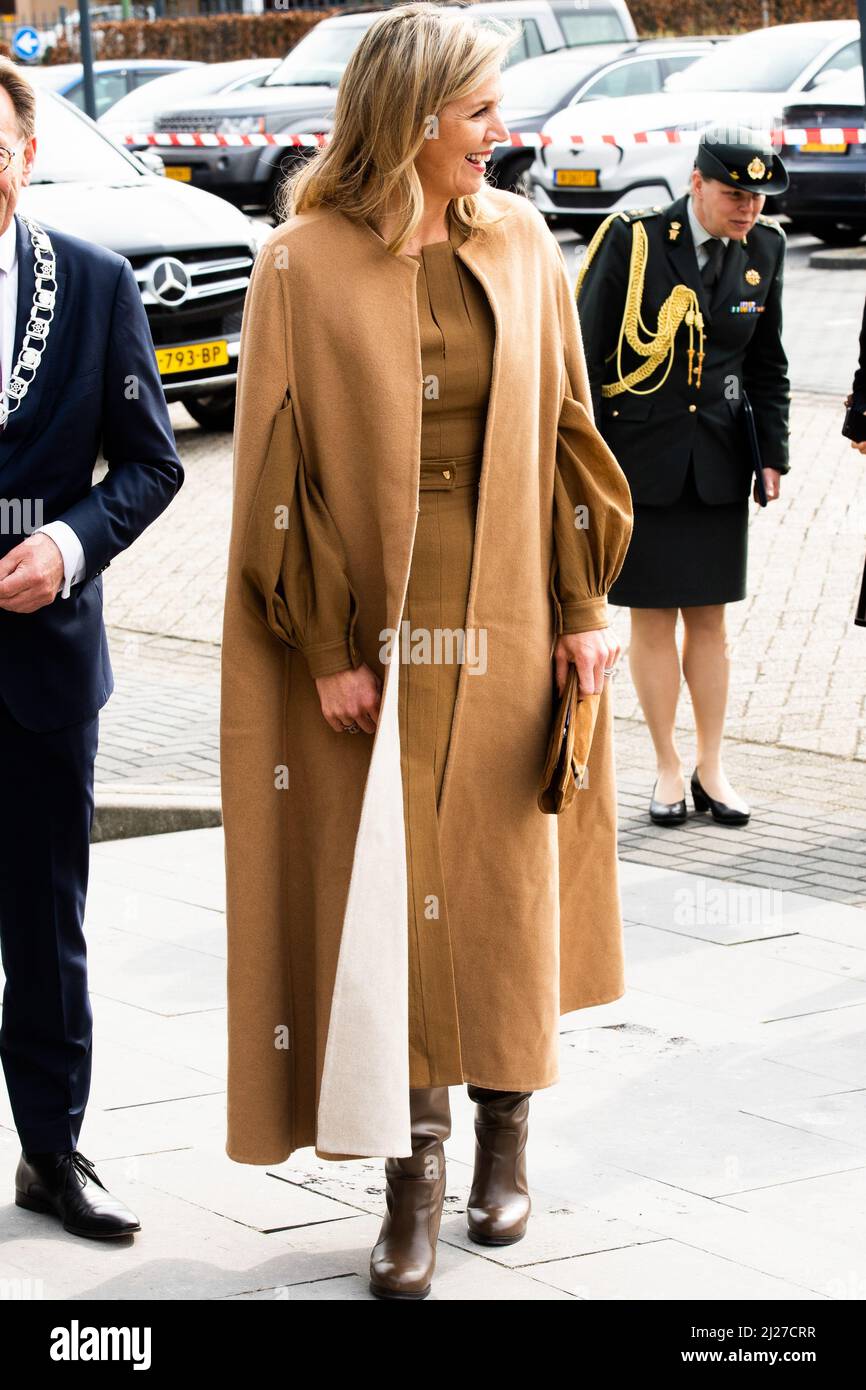 Queen Maxima at the VIP event of NLGrowt in the Achmea Congress Center ...