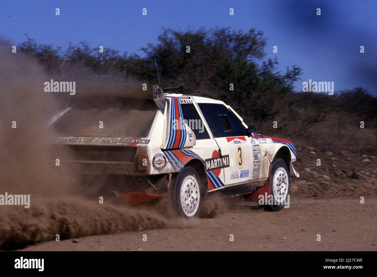 Markku Alen (FIN) Ilkka Kivimaki (FIN) Lancia Delta S4 GrB Martini ...