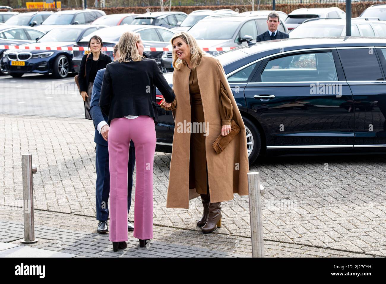 Queen Maxima at the VIP event of NLGrowt in the Achmea Congress Center ...