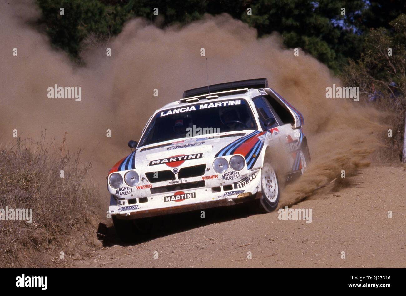 Markku Alen (FIN) Ilkka Kivimaki (FIN) Lancia Delta S4 GrB Martini ...