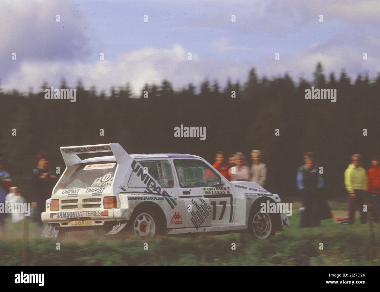 Harri Toivonen (FIN) Cedric Wrede (FIN) MG Metro 6R4 GrB Austin Rover ...