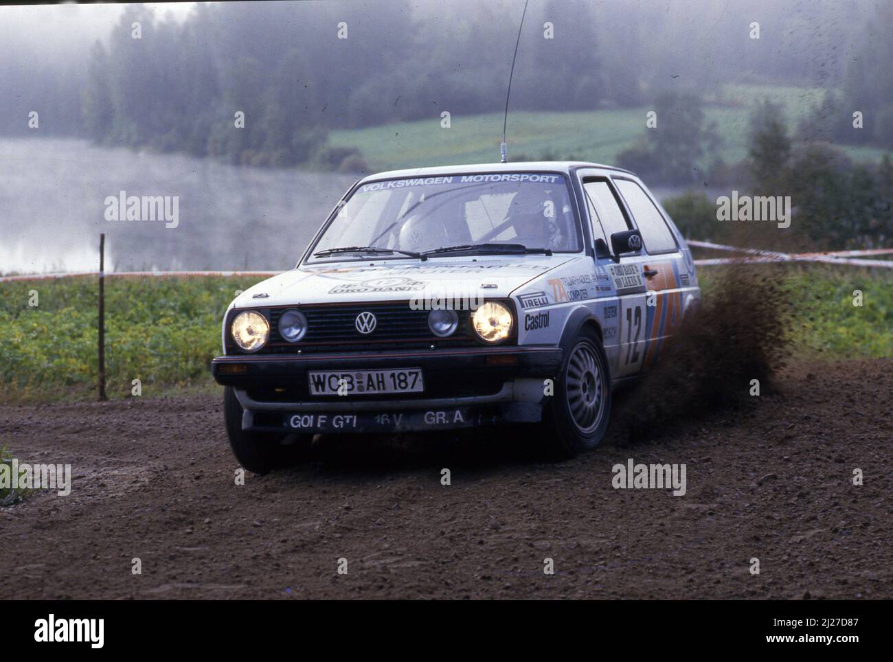 Kenneth Eriksson (SWE) Peter Diekmann (GER) Volkswagen Golf Gti GrA ...