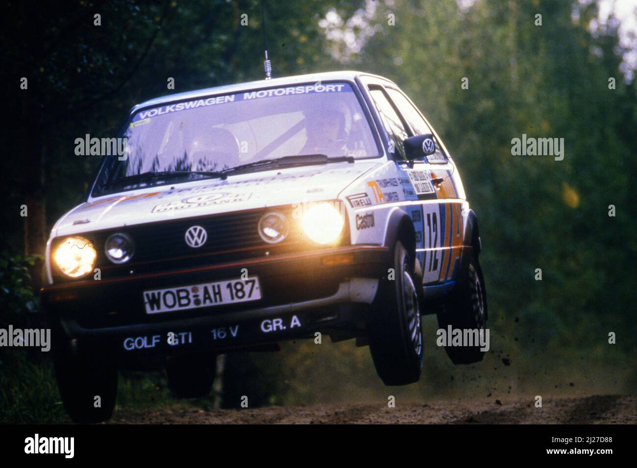 Kenneth Eriksson (SWE) Peter Diekmann (GER) Volkswagen Golf Gti GrA ...