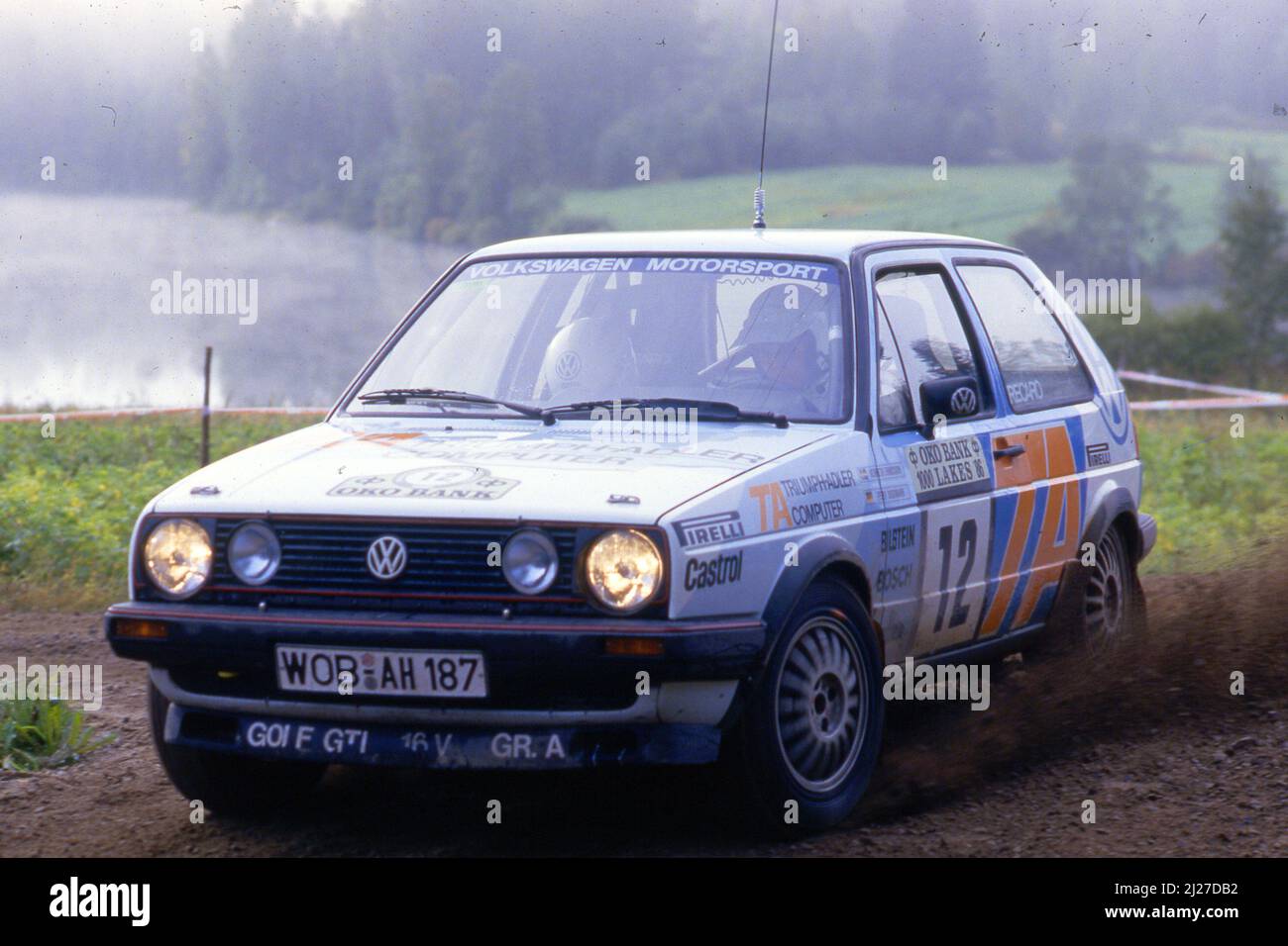 Kenneth Eriksson (SWE) Peter Diekmann (GER) Volkswagen Golf Gti GrA ...