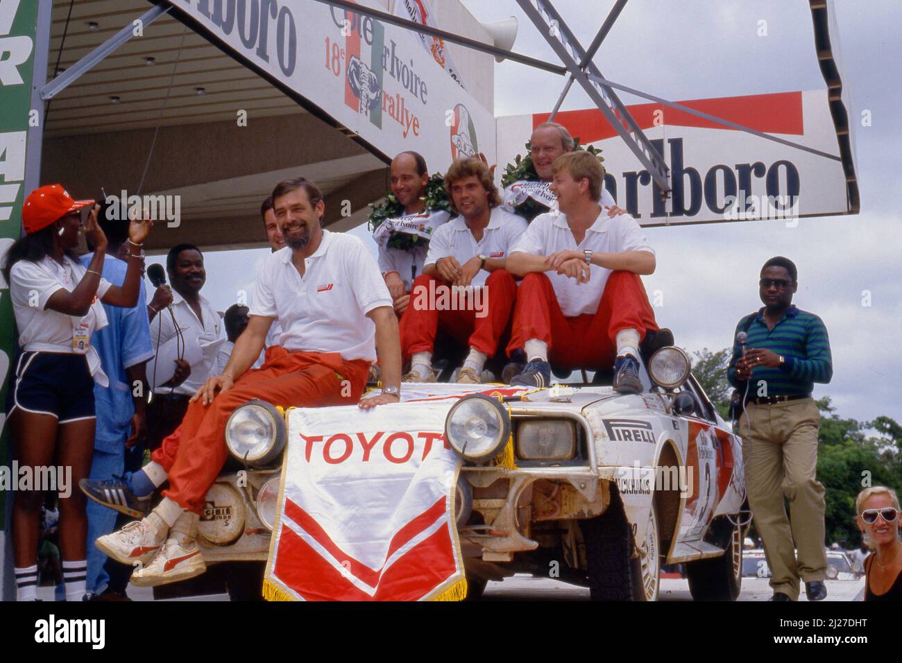 Bjorn Waldegard (SWE) 1st position,Lars Erik Torph (SWE) 2nd position ...