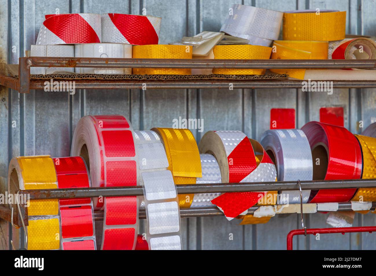 Reflective Diamond Transport Safety Adhesive Stickers in Rolls Stock ...