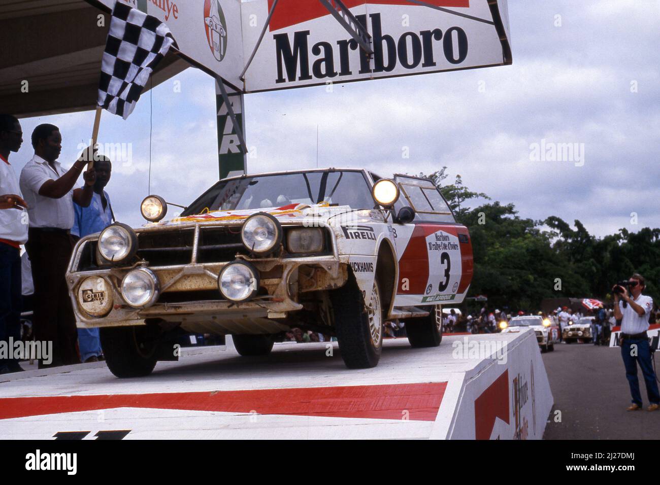 Bjorn Waldegard (SWE) Fred Gallagher (GBR) Toyota Celica TCT GrB Toyota ...