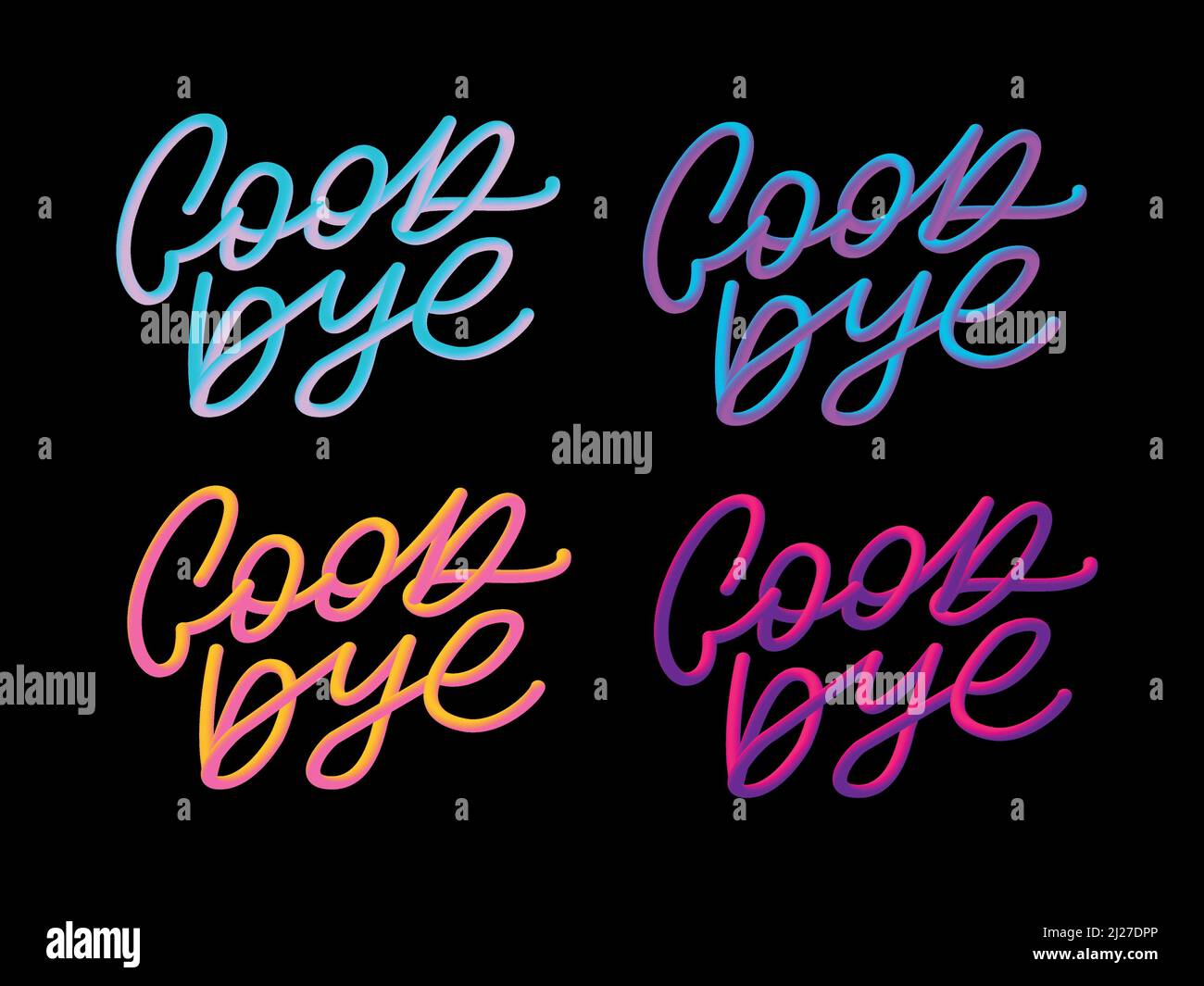 Writing farewell Stock Vector Images - Alamy