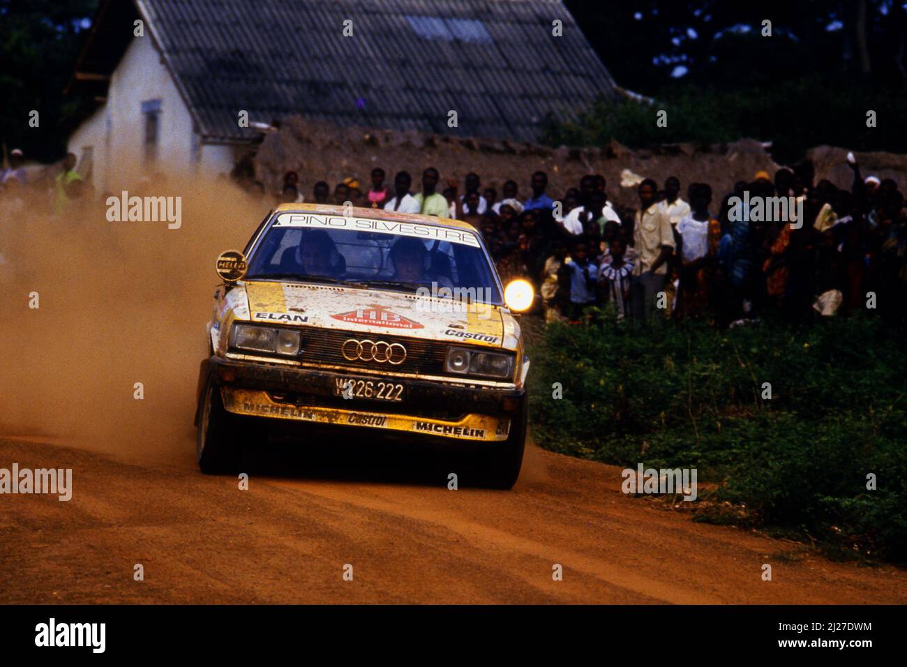 Rudolf Stohl (AUT) Reinhard Kaufmann (AUT) Audi 80 Quattro GrA Stock ...