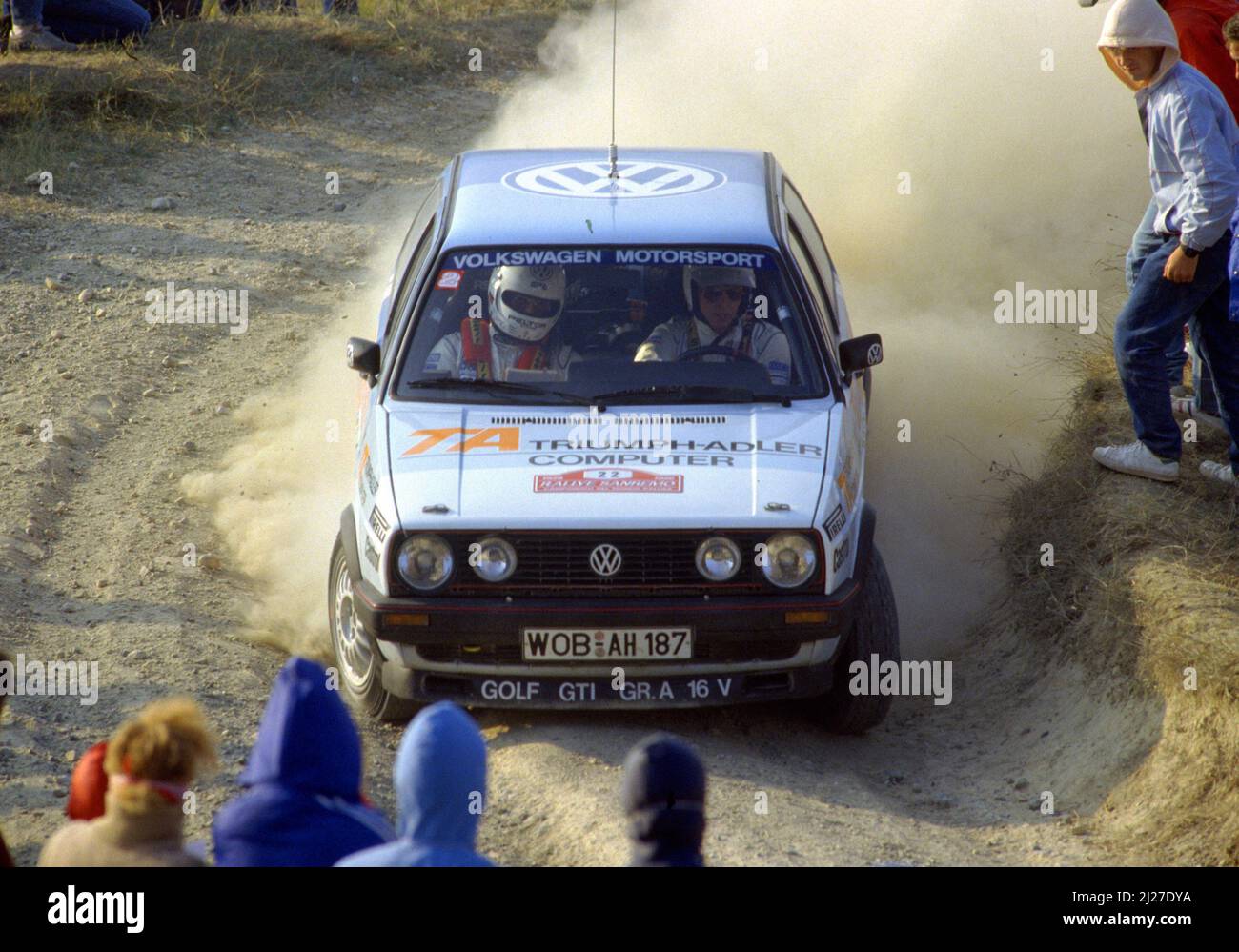 Kenneth Eriksson (SWE) Peter Diekmann (GER) Volkswagen Golf Gti GrA ...