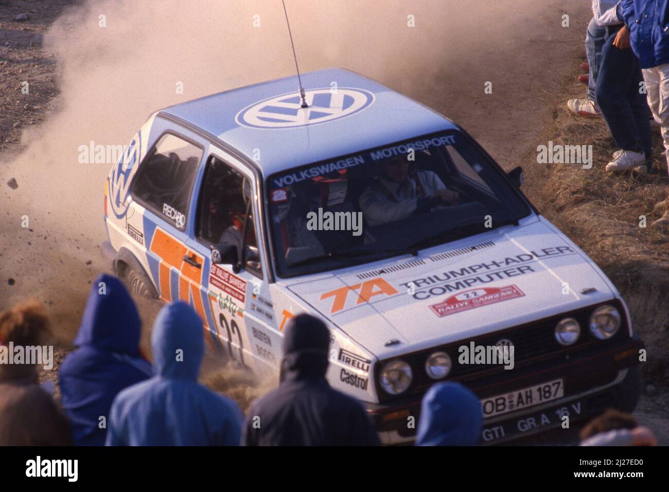 Kenneth Eriksson (SWE) Peter Diekmann (GER) Volkswagen Golf Gti GrA ...