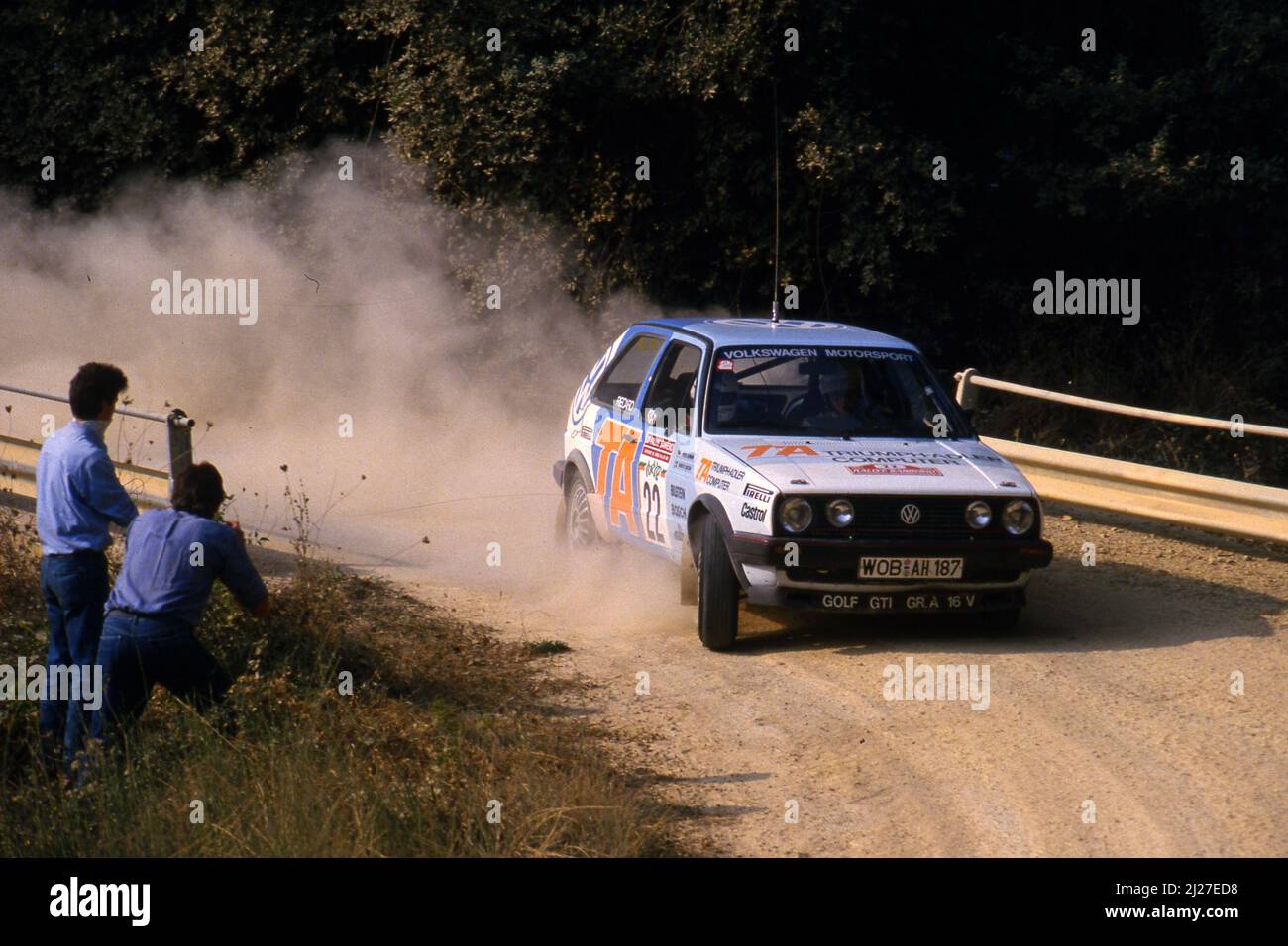 Kenneth Eriksson (SWE) Peter Diekmann (GER) Volkswagen Golf Gti GrA ...