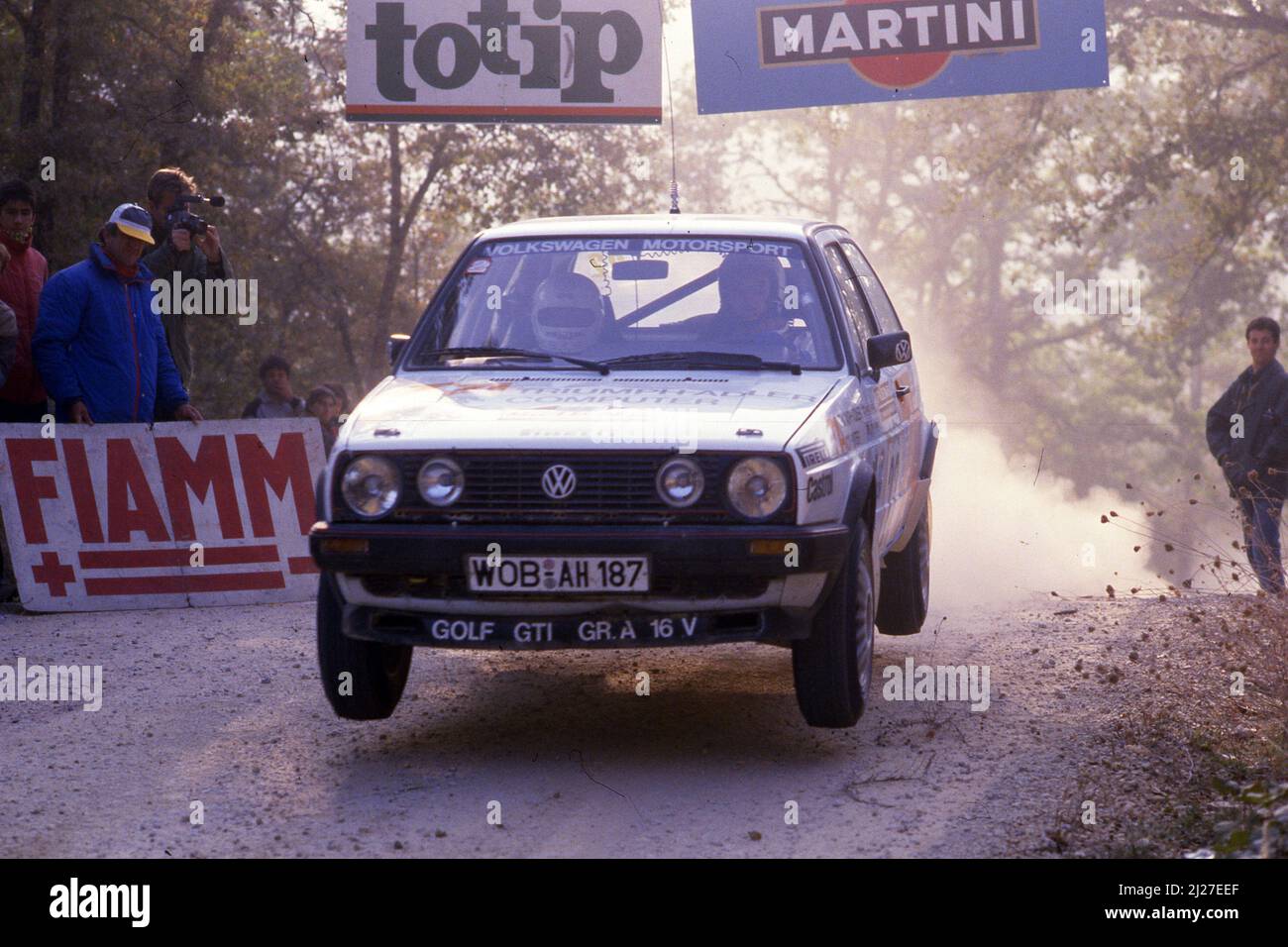 Kenneth Eriksson (SWE) Peter Diekmann (GER) Volkswagen Golf Gti GrA ...