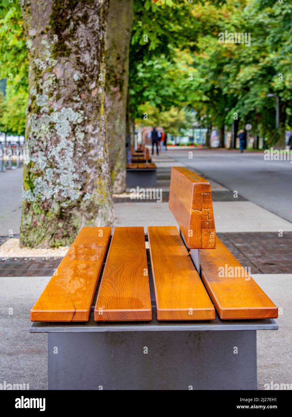 AUSTRIA : The bench Stock Photo - Alamy