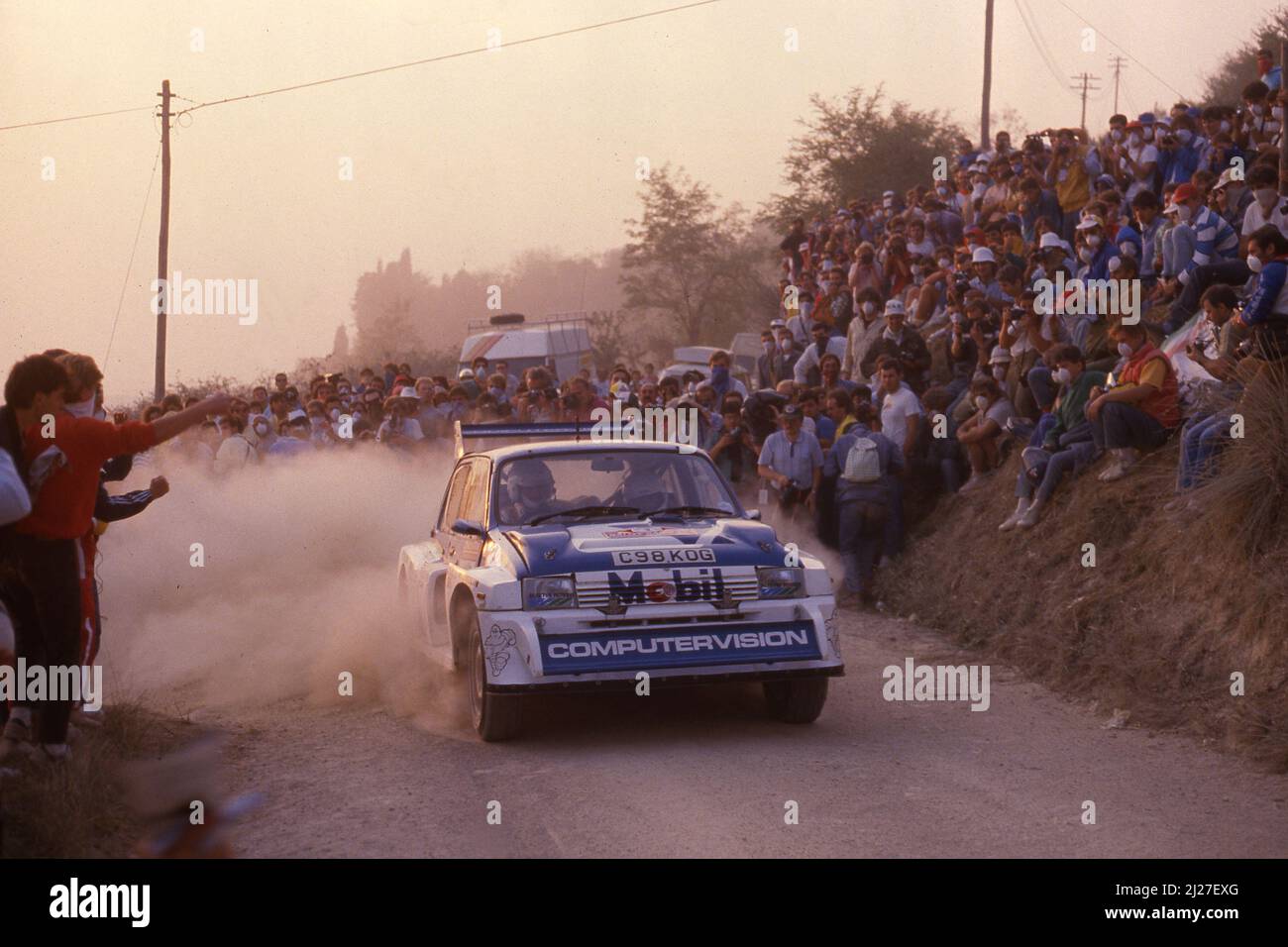 Tony Pond (GBR) Rob Arthur (GBR) Austin Rover MG Metro 6R4 GrB Austin ...