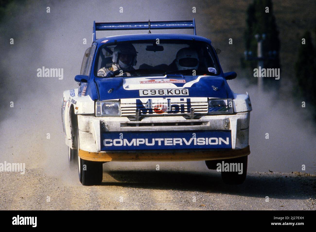 Tony Pond (GBR) Rob Arthur (GBR) Austin Rover MG Metro 6R4 GrB Austin ...