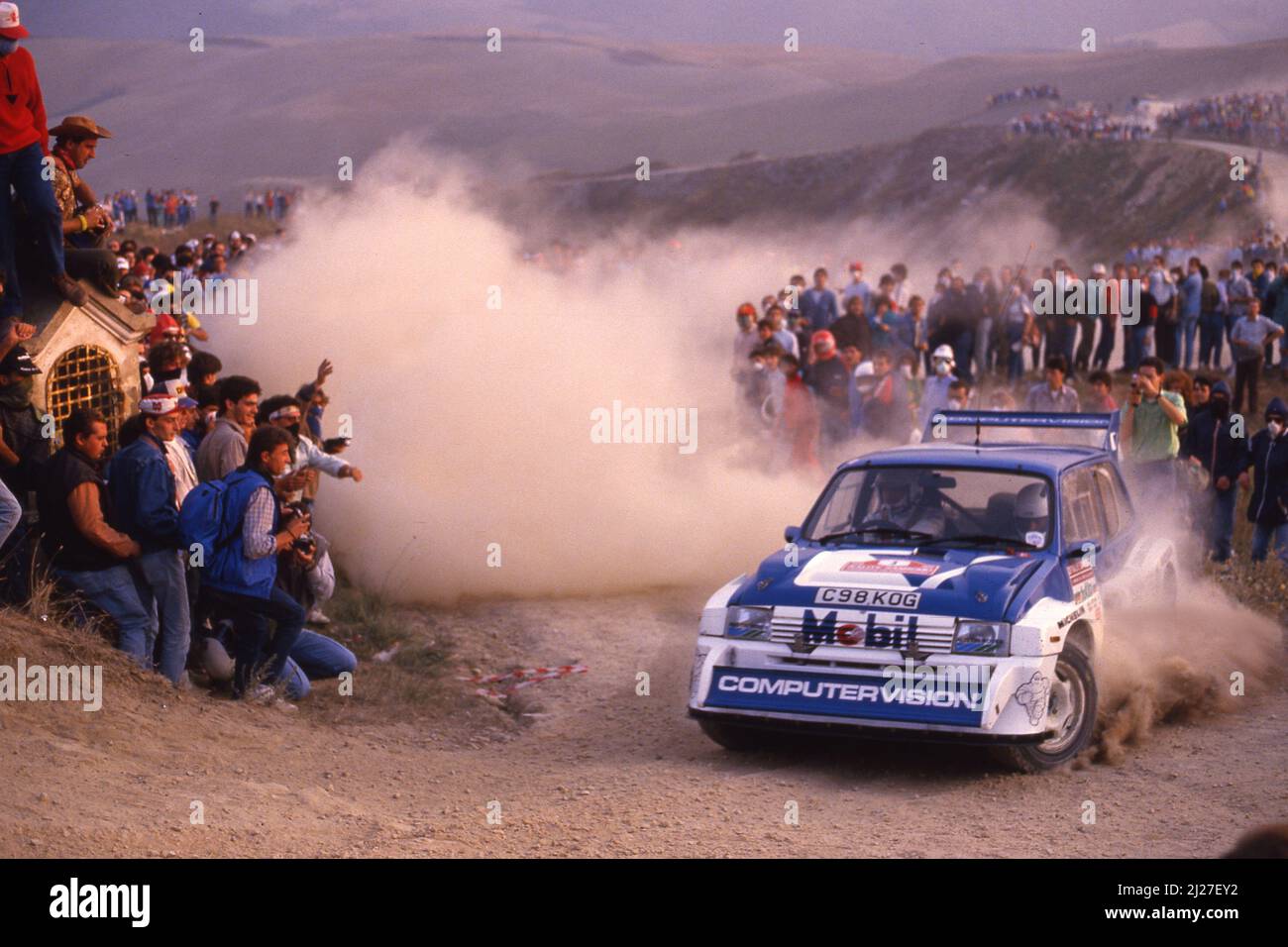 Tony Pond (GBR) Rob Arthur (GBR) Austin Rover MG Metro 6R4 GrB Austin ...