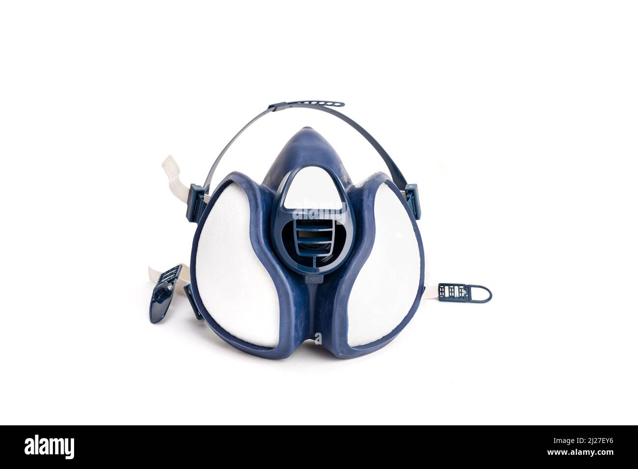 Chemical mask, half mask respirator or mask for paint spraying isolated ...