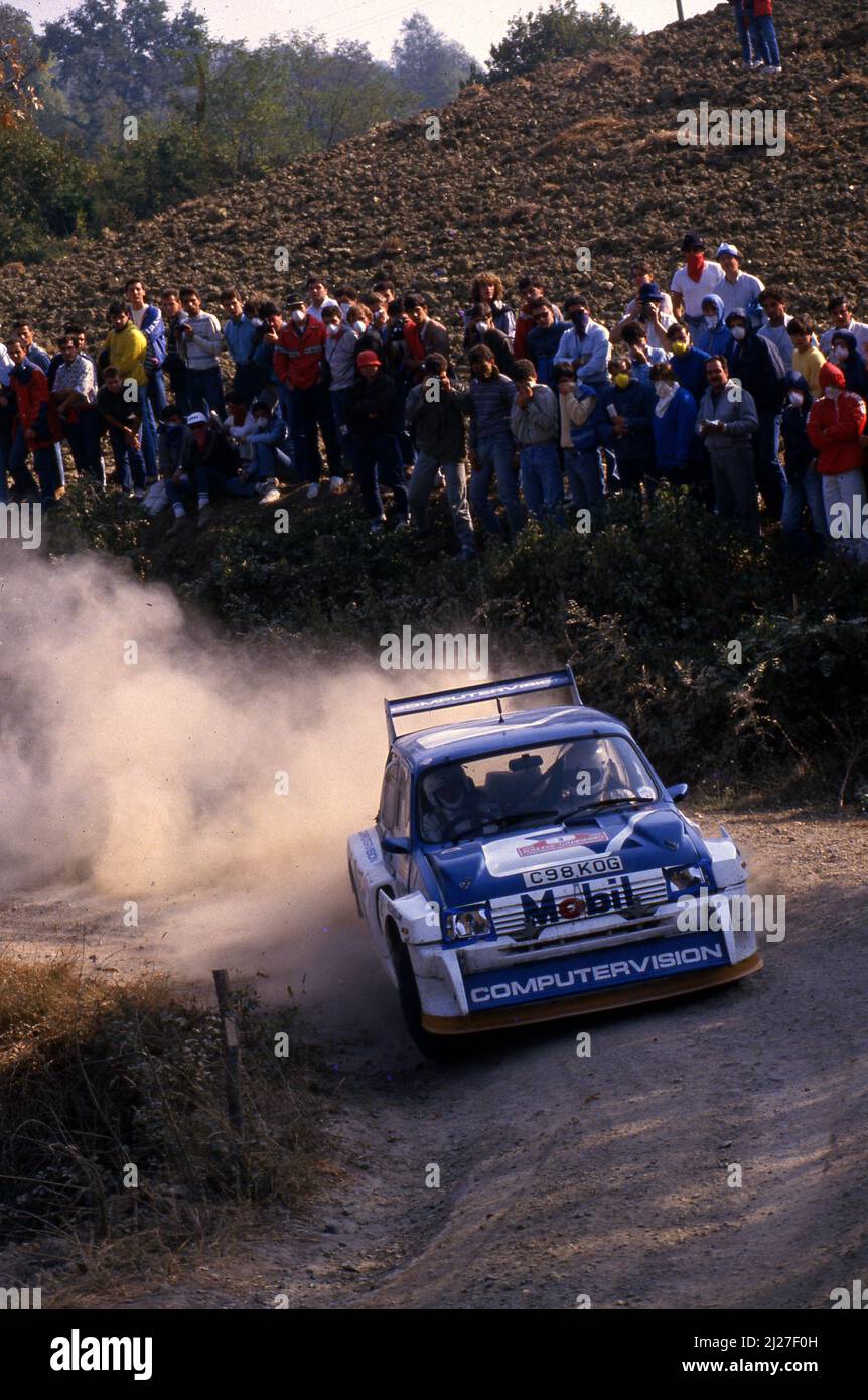 Tony Pond (GBR) Rob Arthur (GBR) Austin Rover MG Metro 6R4 GrB Austin ...
