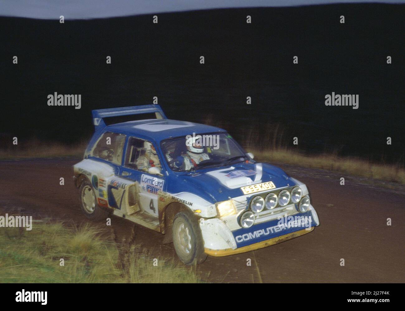 Tony Pond (GBR) Rob Arthur (GBR) Austin MG Metro 6R4 GrB Austin Rover ...