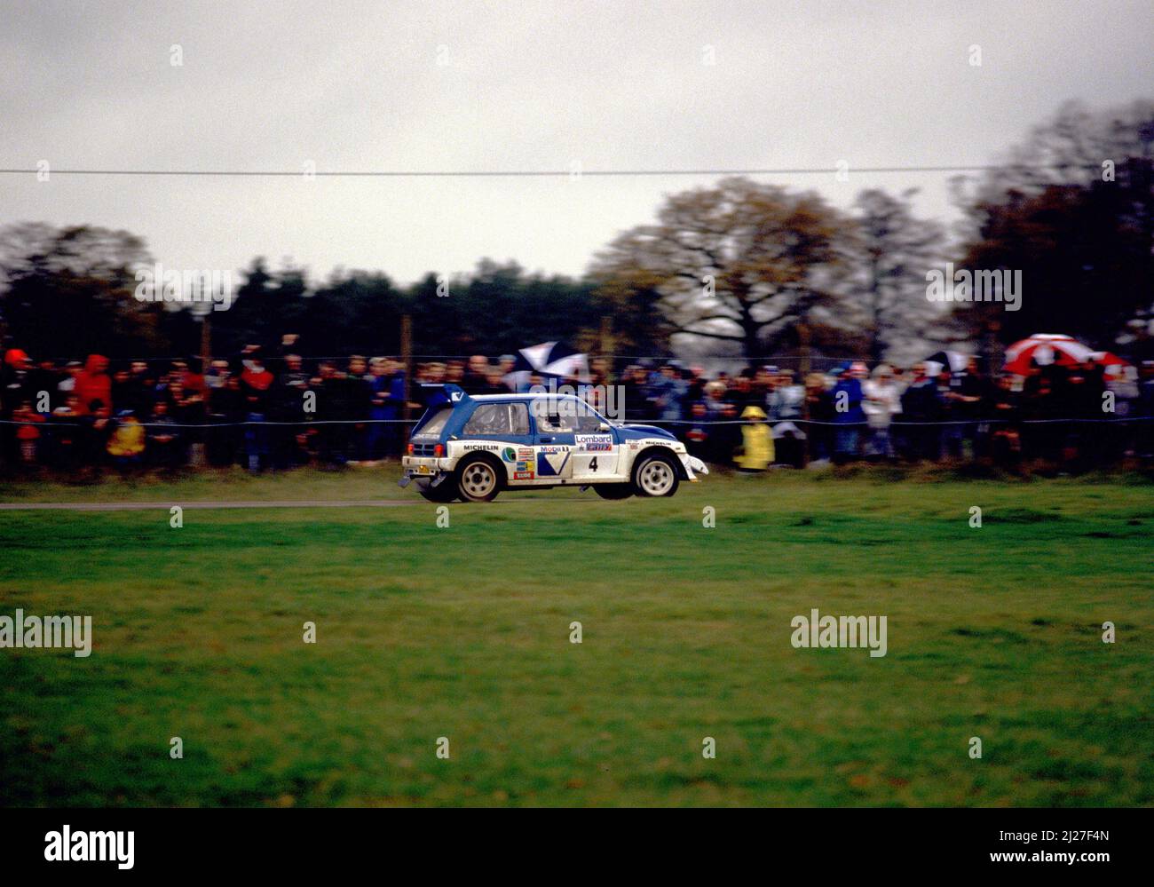 Tony Pond (GBR) Rob Arthur (GBR) Austin MG Metro 6R4 GrB Austin Rover ...