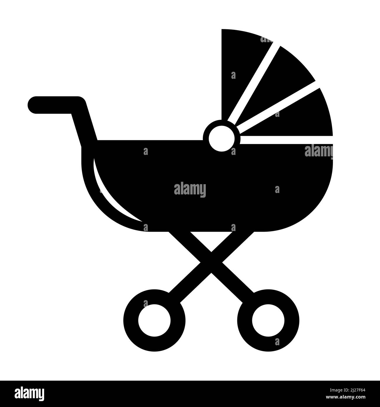Baby stroller icon. Vector illustration Stock Vector Image & Art - Alamy