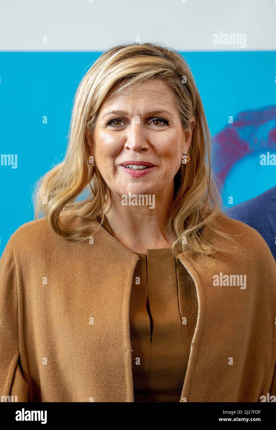 Queen Maxima of The Netherlands at the Achmea Congrescentrum in Zeist ...