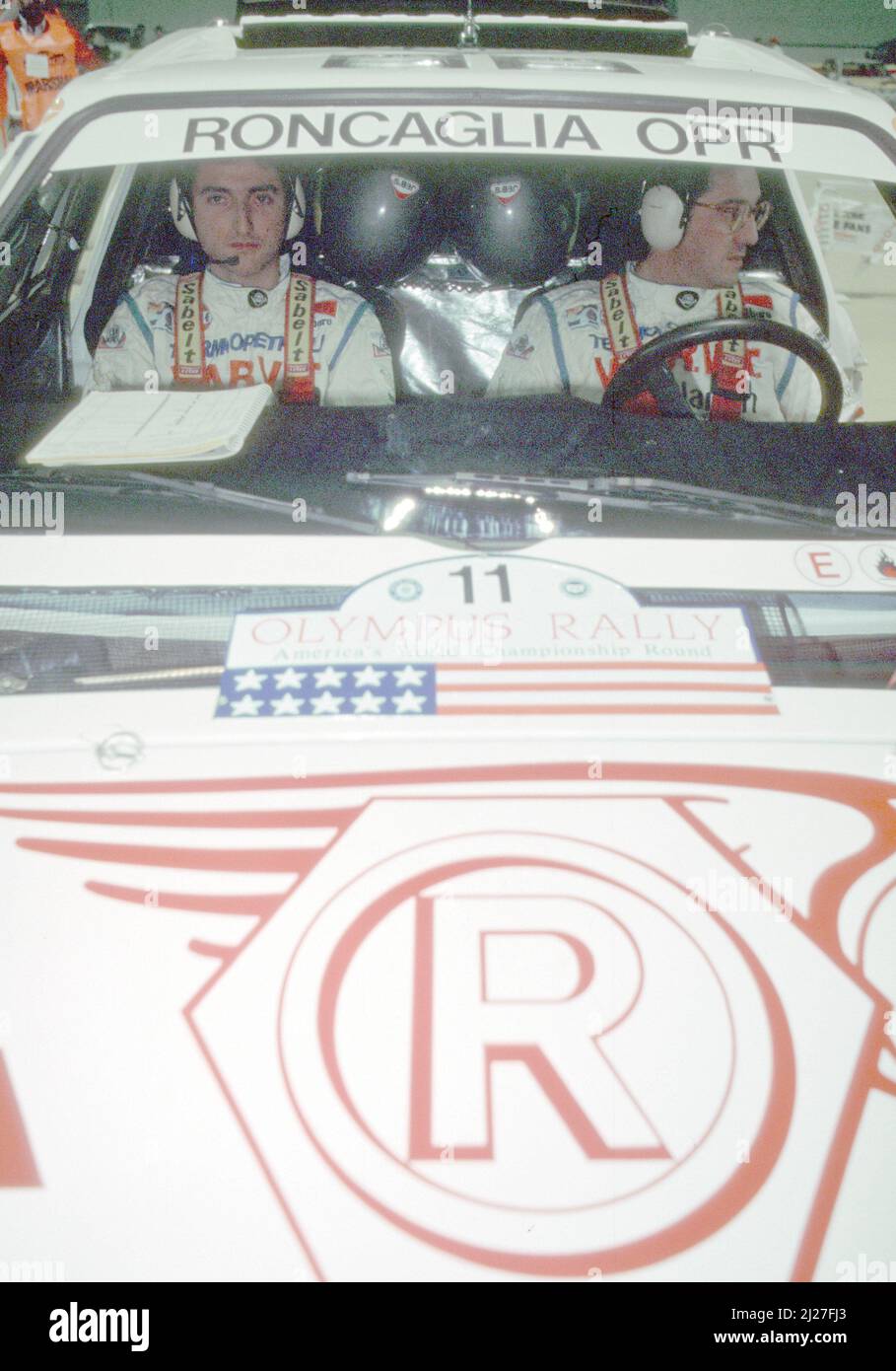 Paolo Alessandrini (ITA) Alessandro Alessandrini (ITA) Lancia Delta S4 ...