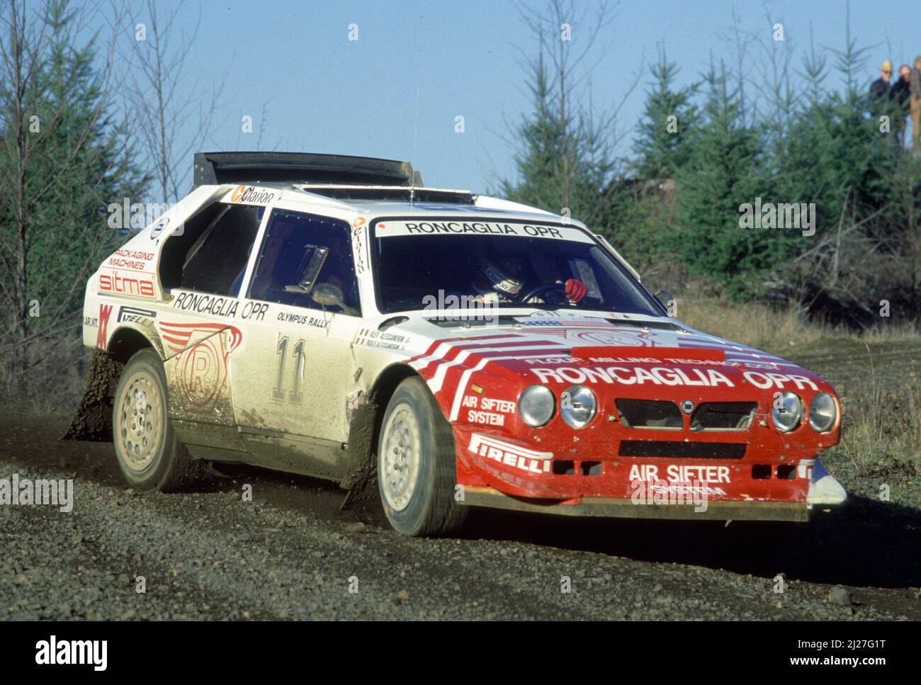 Paolo Alessandrini (ITA) Alessandro Alessandrini (ITA) Lancia Delta S4 ...