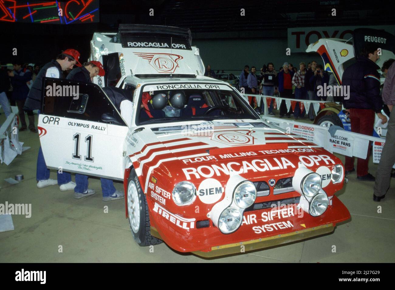 Paolo Alessandrini (ITA) Alessandro Alessandrini (ITA) Lancia Delta S4 ...