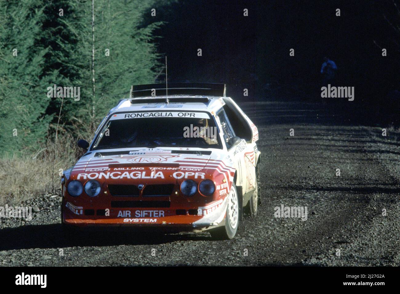 Paolo Alessandrini (ITA) Alessandro Alessandrini (ITA) Lancia Delta S4 ...