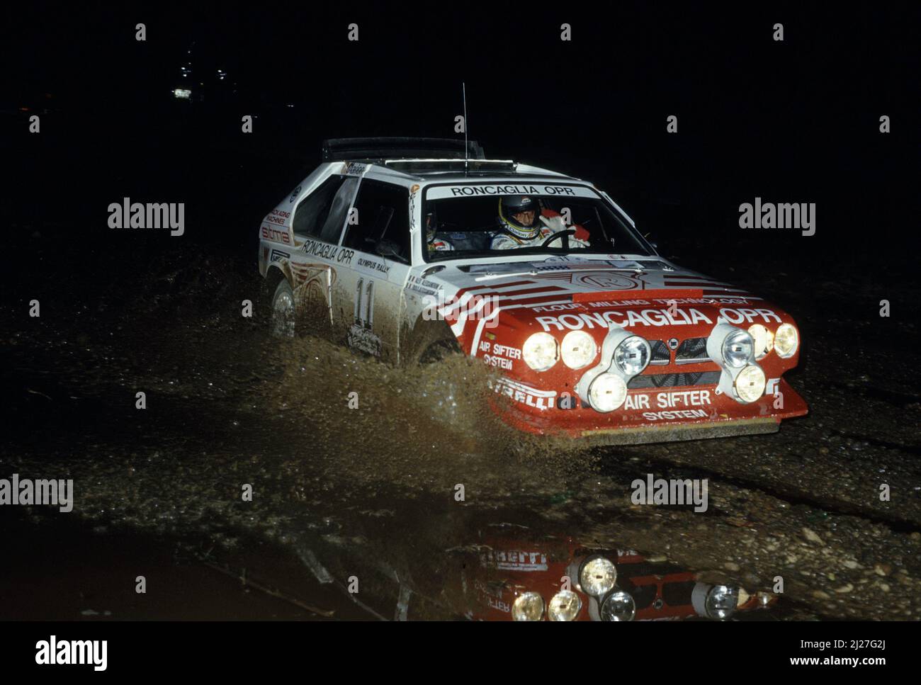 Paolo Alessandrini (ITA) Alessandro Alessandrini (ITA) Lancia Delta S4 ...
