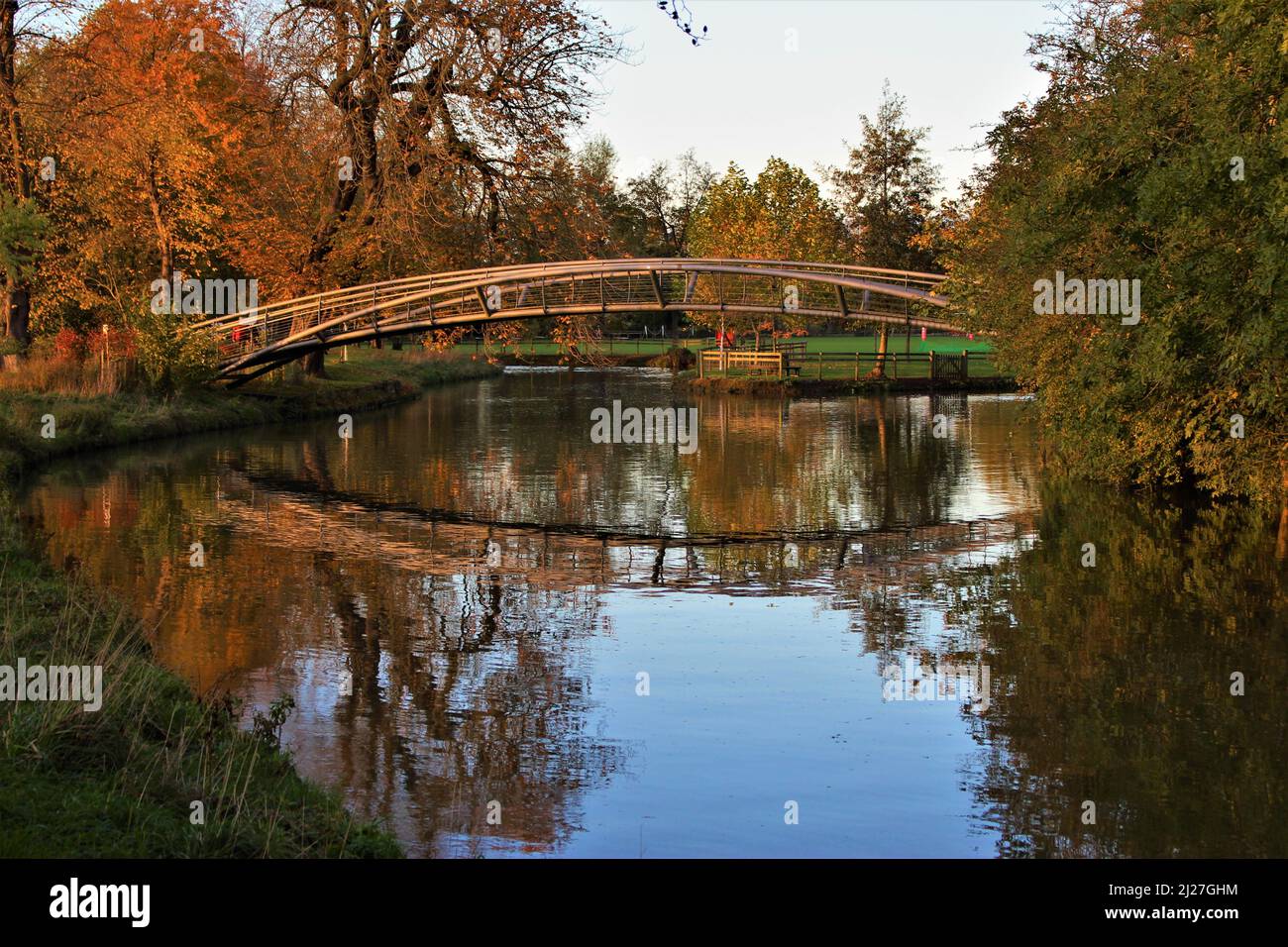 Steel bridge with a timber walkway hi-res stock photography and images ...