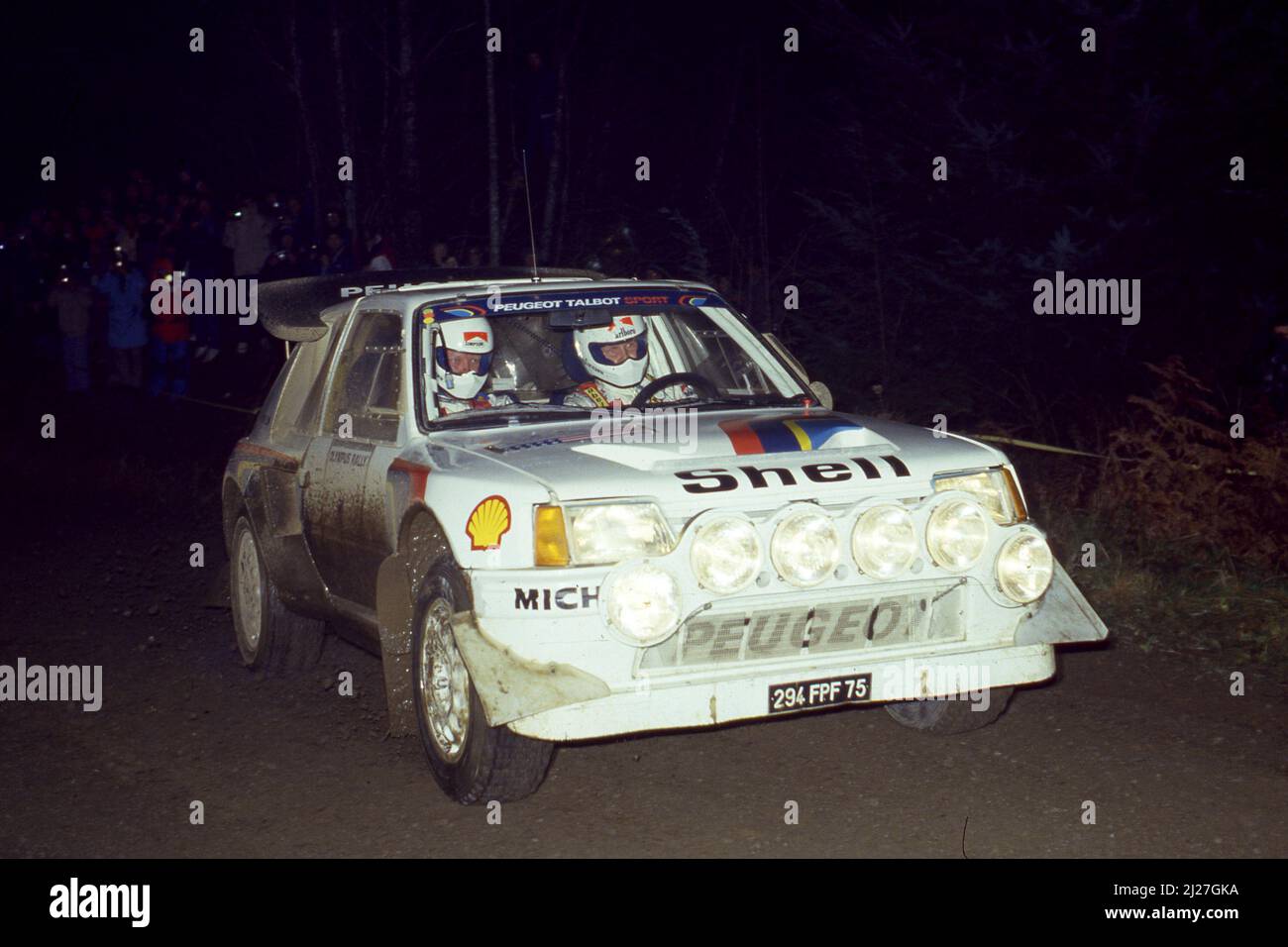 Juha Kankkunen (FIN) Juha Piironen (FIN) Peugeot 205 T16 E2 GrB Peugeot ...
