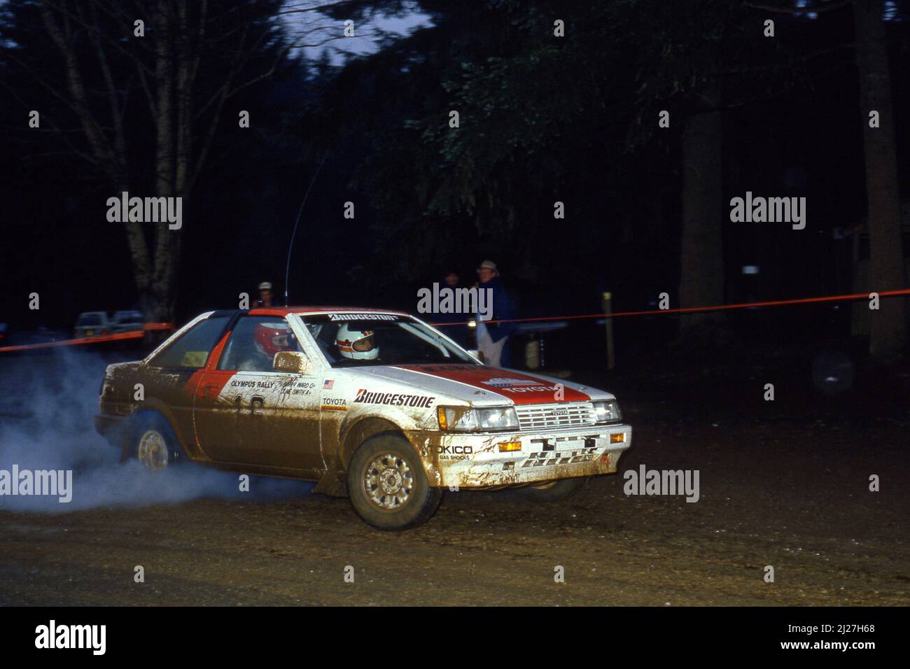 Clive Smith (NZ) Harry Ward (USA) Toyota Corolla GT 16v GrA Stock Photo ...