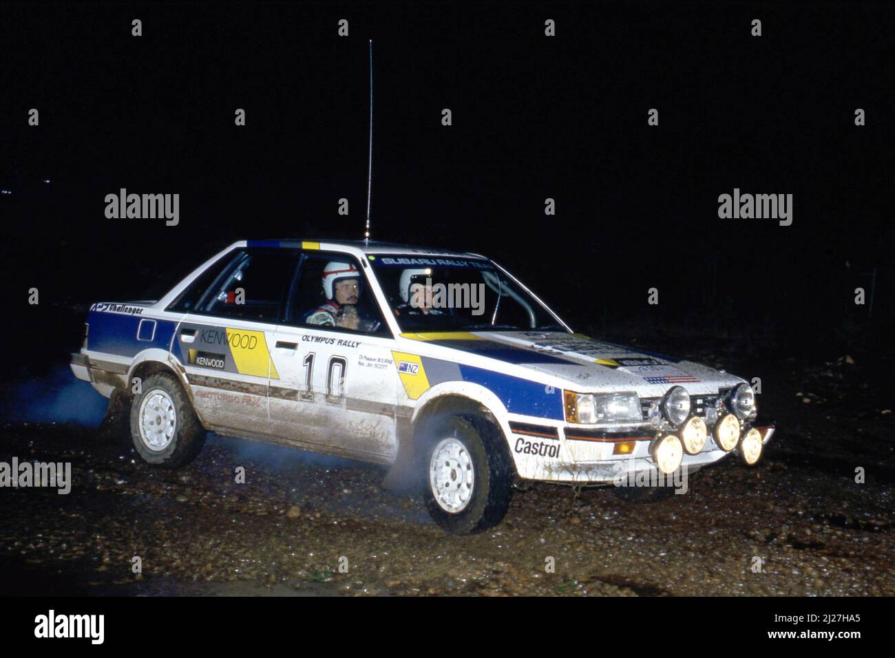 Possum Bourne (NZ) Jim Scott (NZ) Subaru RX Turbo GrA Stock Photo - Alamy